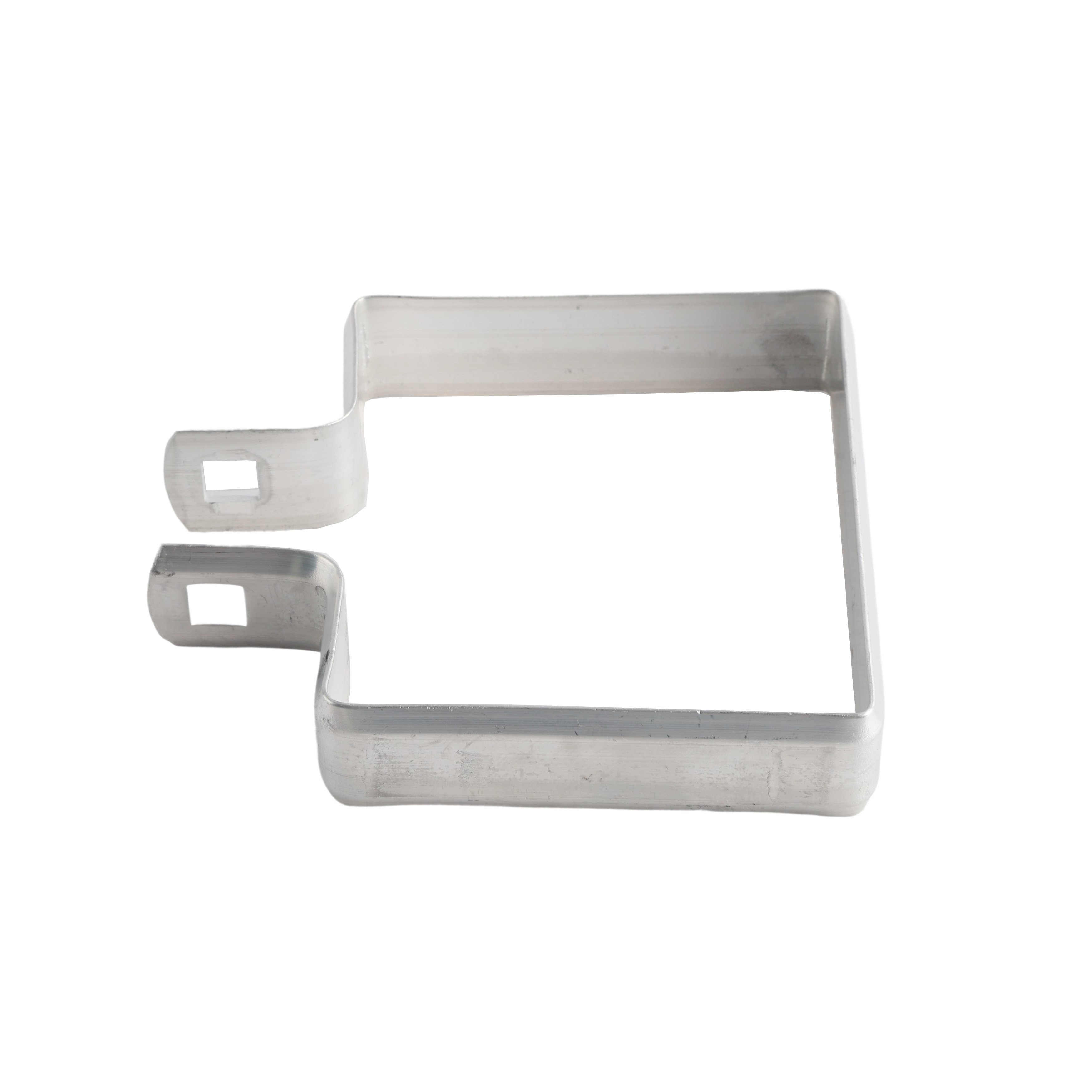 Chain Link Aluminum 3 1/2"x 3 1/2" Square Brace Band | Aluminum Chain ...